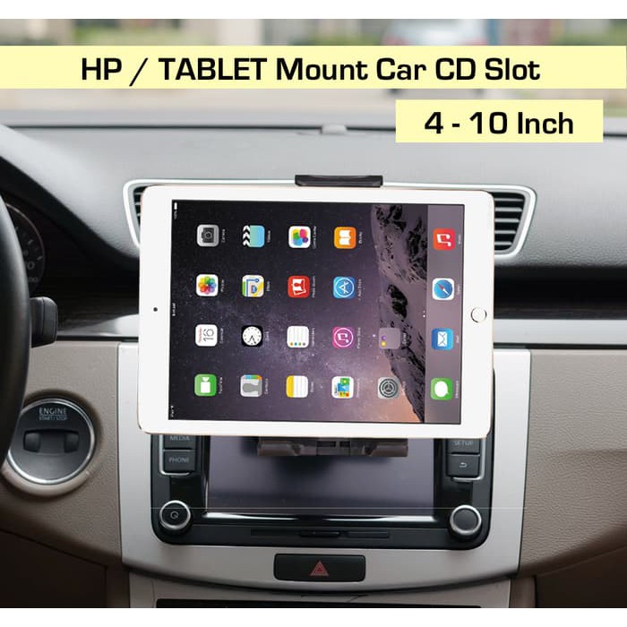 Jual Promo Car Mount CD Rack Holder HP TABLET Tempat Dudukan CD Slot ...