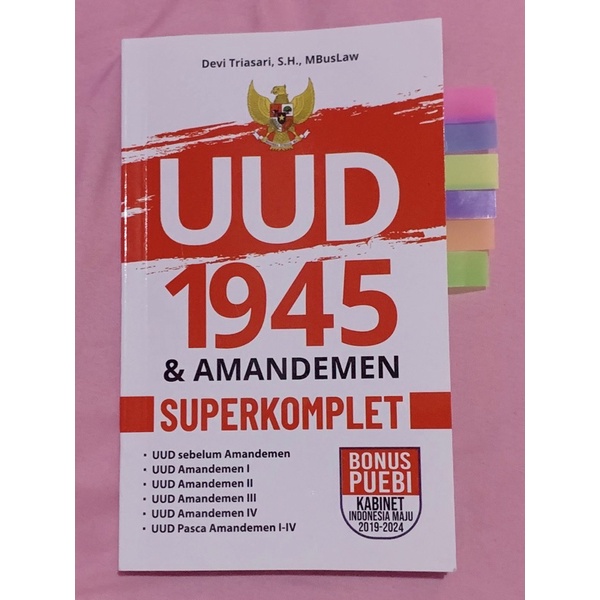 Jual Buku UUD 1945 & Amandemen Superkomplet by Charissa Publisher ...