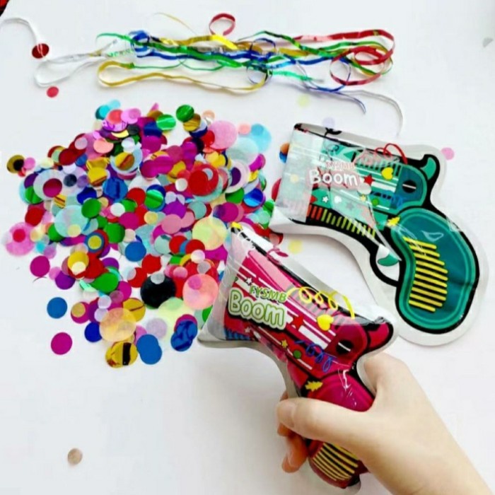 Jual Party Popper Confetti Mini Self Inflatable | Shopee Indonesia