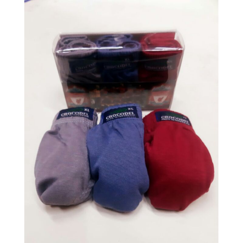 Jual celana dalam pria crocodile original [ isi 3pcs ] sempak pria adem ...