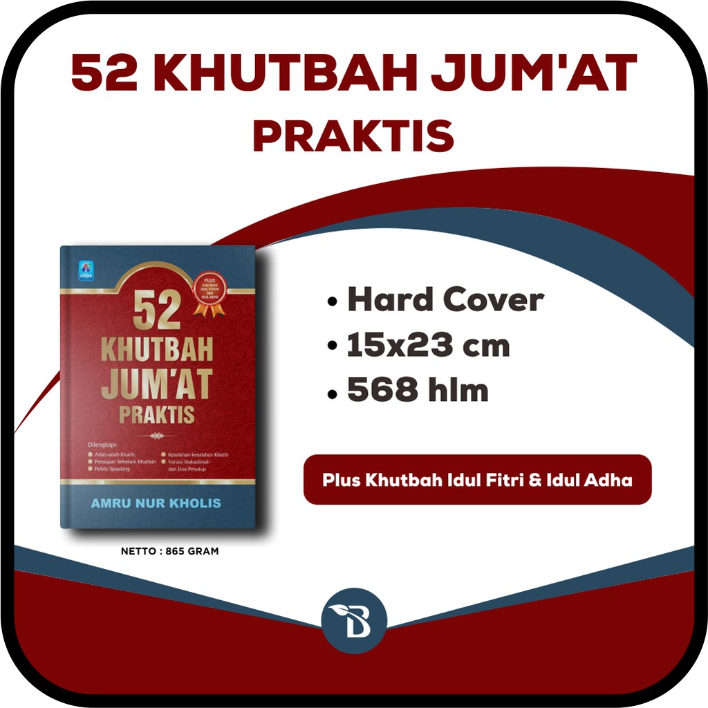 Jual Buku Khutbah Jumat 52 Khutbah Jumat Praktis Original Hard Cover ...