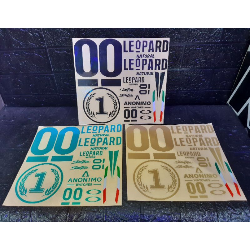 Jual STIKER HELM KYT TTC LEOPARD /RED BULL | Shopee Indonesia