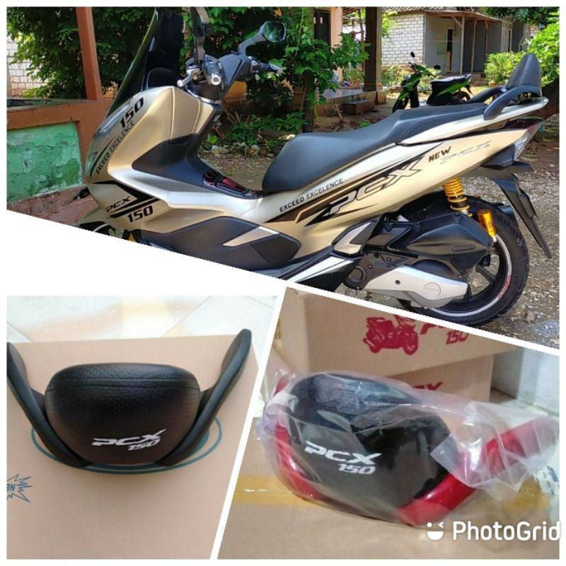 Jual Behel PCX/Behel Sandaran Jok Honda PCX 150 ABS/CBS Variasi PCX ...