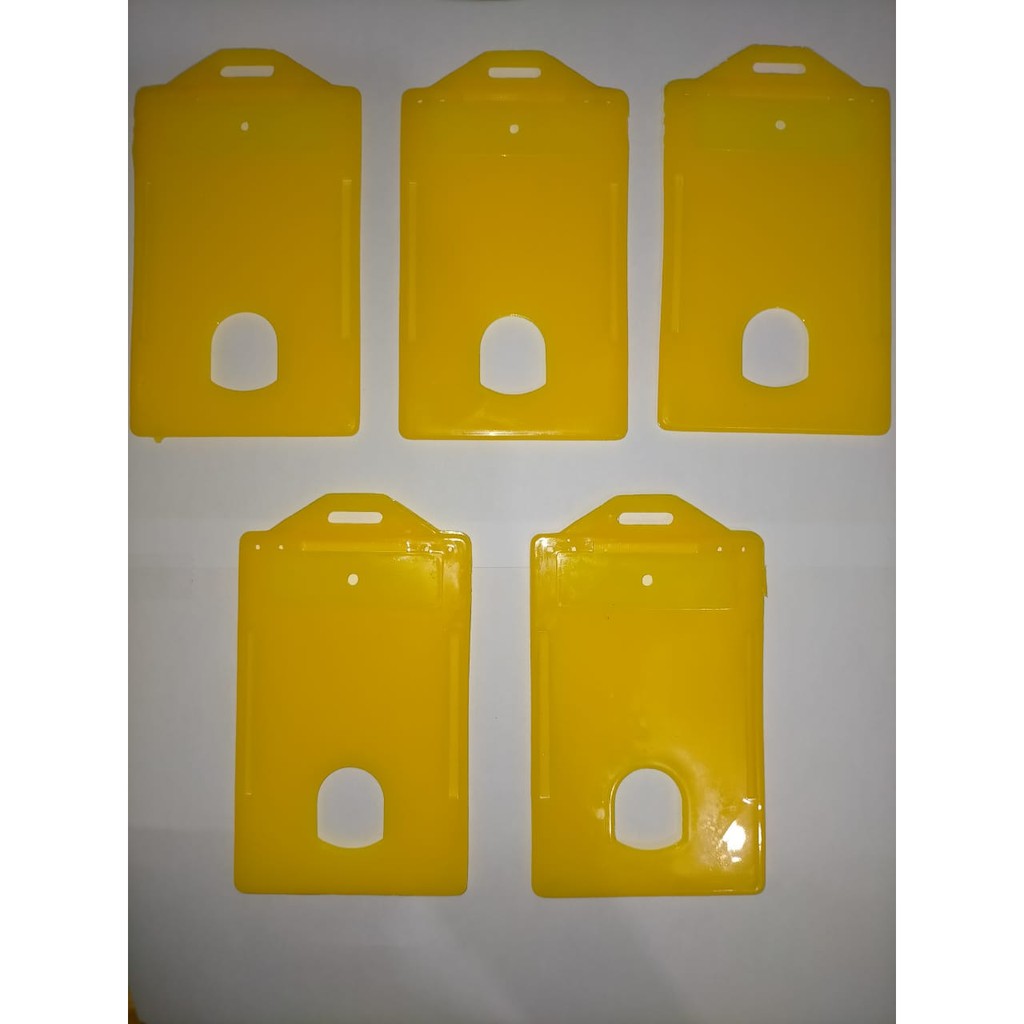 Jual Tempat Casing ID Card/Frame ID Card/Name Tag ID Card - Kuning ...
