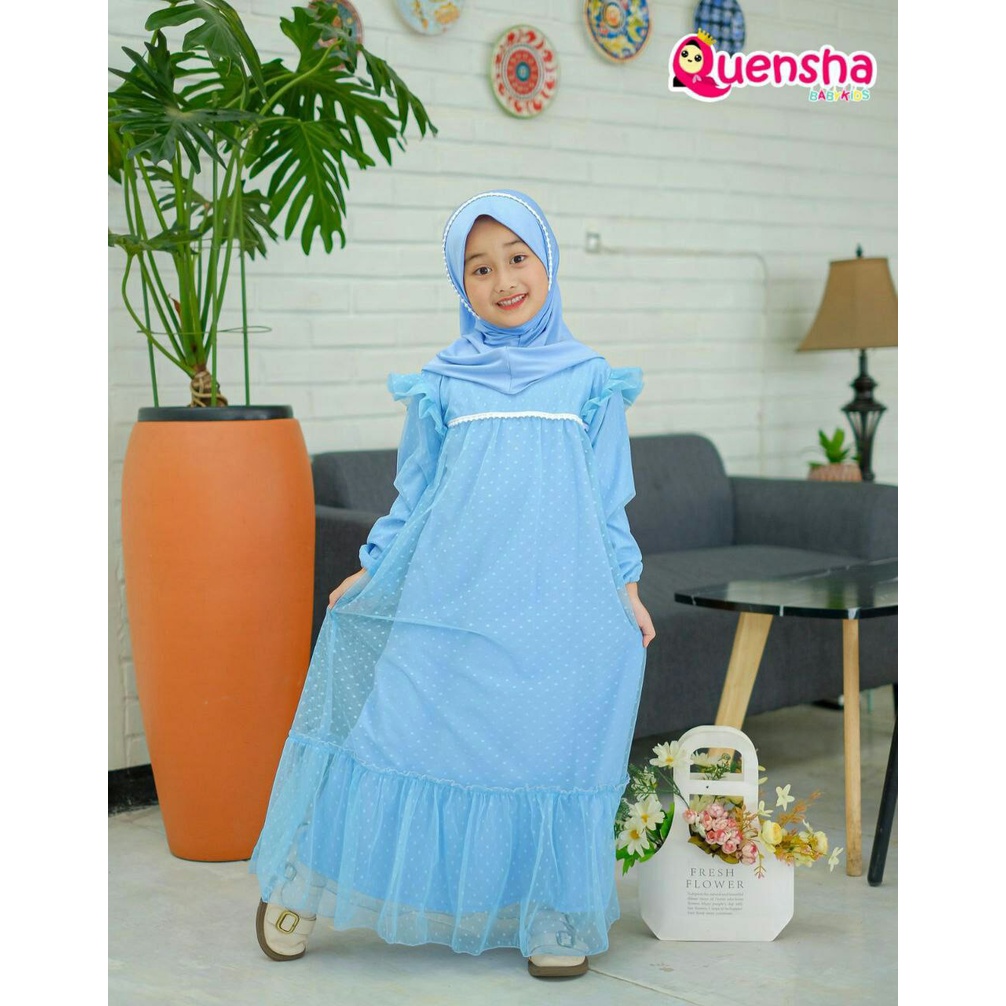 Jual Baju Gamis Anak Perempuan Model Kekinian FROZEN by Quensha ...