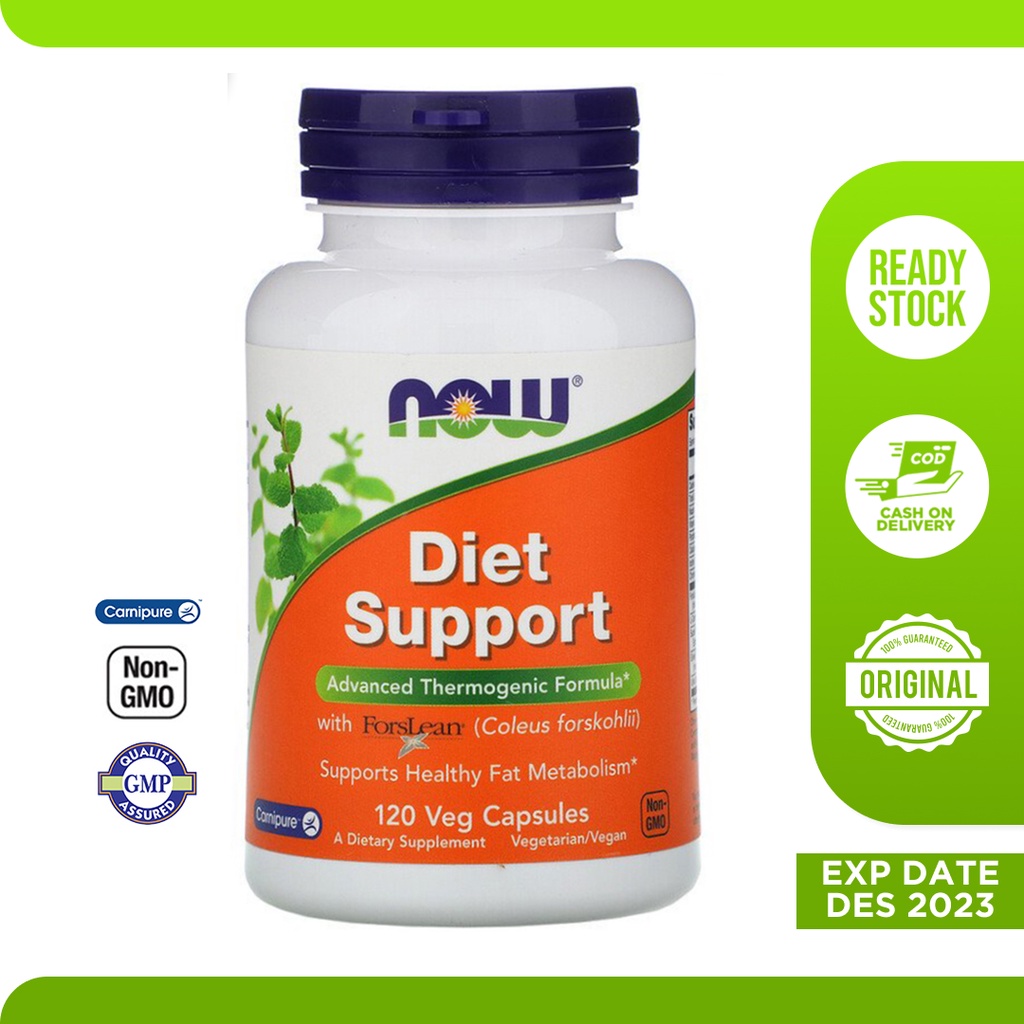 Jual Vitamin Suplemen Diet Support Now 120 Veg Kapsul | Shopee Indonesia