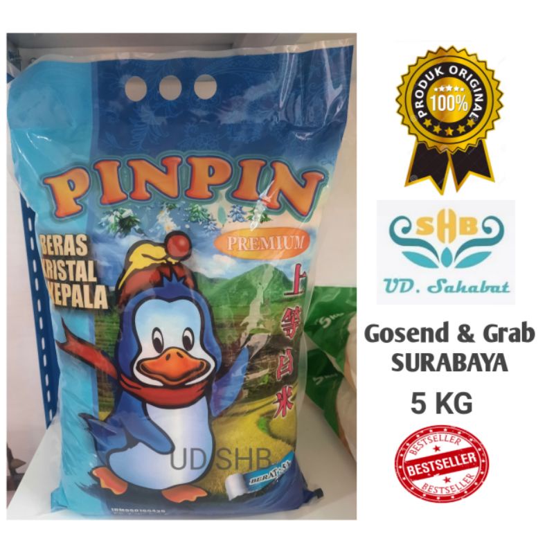 Jual Beras pinpin 5kg beras premium pinpin | Shopee Indonesia