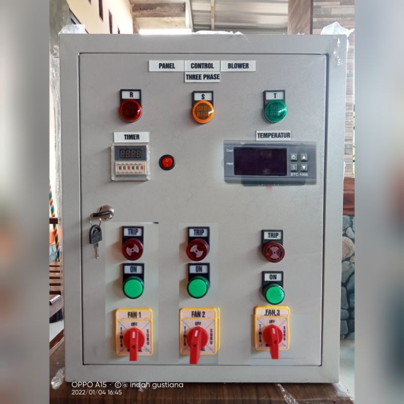 Jual panel blower kandang ayam,3 blower, listrik 3 phase, | Shopee ...