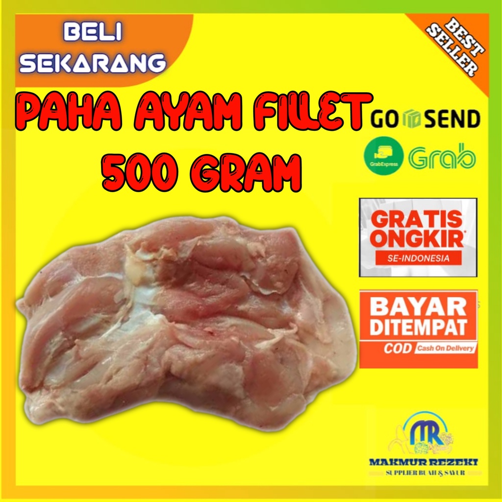Jual DAGING PAHA AYAM FILLET TANPA KULIT 500 GRAM | Shopee Indonesia