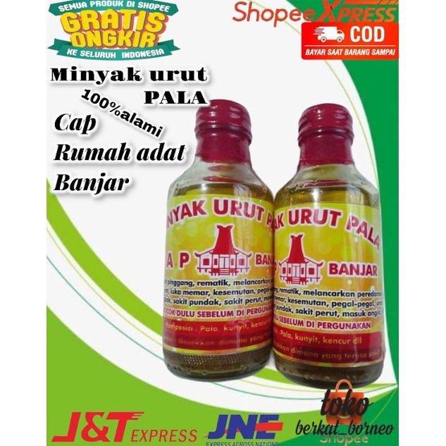 Jual Minyak pala minyak urut/minyak pijat melancarkan peredaran darah ...