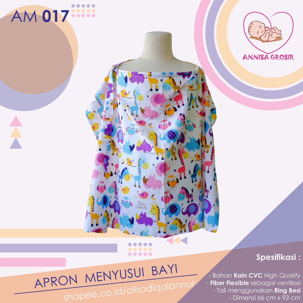 Jual Elhababy AM-CVC 017 Apron Menyusui Nursing Cover Celemek Bayi Baru ...