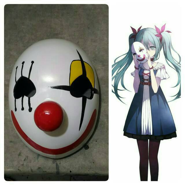 Jual Topeng Mask Japan Anime Hatsune Miku Cosplay Clown | Shopee Indonesia