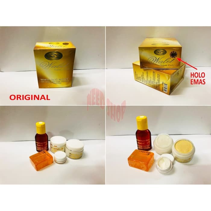 Jual PAKET WALET SUPER GOLD LENGKAP ORIGINAL 24 K PREMIUM / POT PUTIH ...