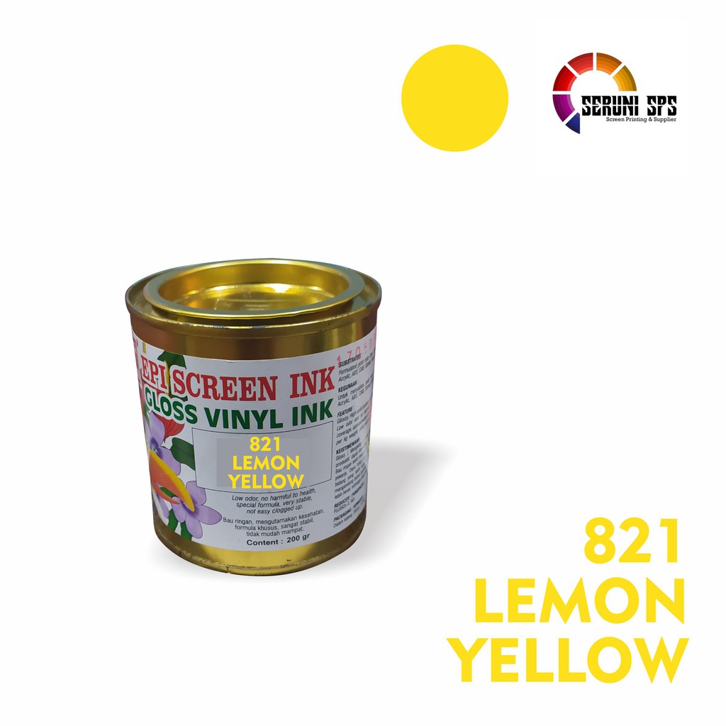 Jual Vinyl Epi Screen Ink / Cat PVC (Oil Base) Sablon / Kuas 200 GR ...