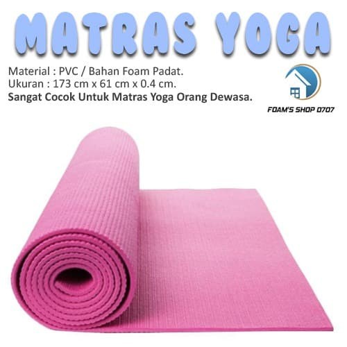 Jual sd0311fs Matras Yoga Bagus Matras Senam Lantai Ukuran 173X60X6 Cm ...
