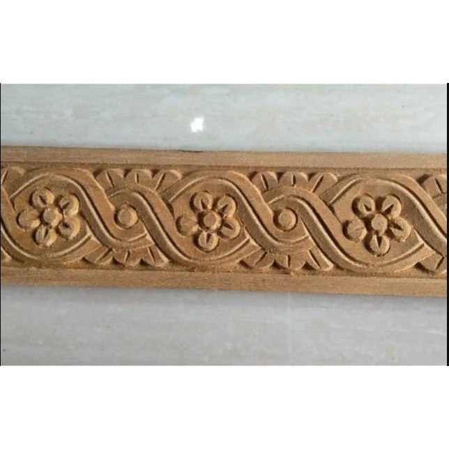 Jual Lis ukir tambang ornamen kayu jati ukiran halus model melati ...