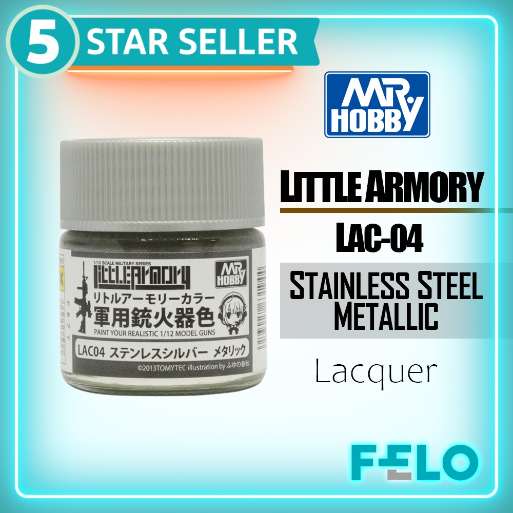 Jual MR COLOR LITTLE ARMORY LAC04 STAINLESS STEEL (WEAPON COLOR) CAT ...