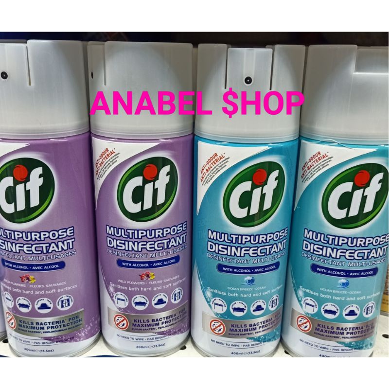 Jual Cif Multipurpose Disinfectant Spray Antibacterial Disinfektan ...