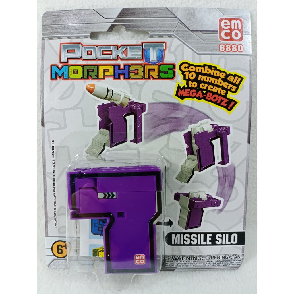 Jual EMCO Pocket Morphers Pocket Morpher Robot Angka Mainan Edukasi ...