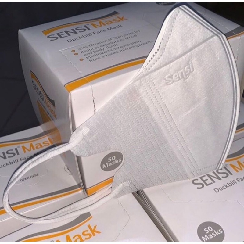 Jual Masker Sensi Duckbill isi 5 pcs Repack Ada Embos | Shopee Indonesia