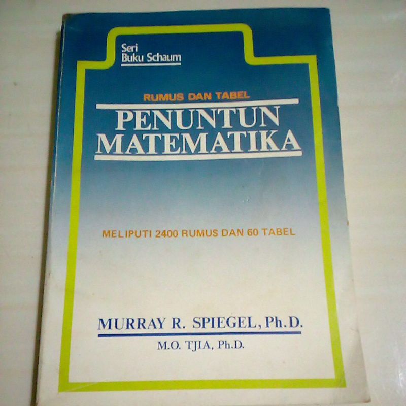 Jual penuntun matematika rumus dan tabel seri buku Schaum | Shopee ...