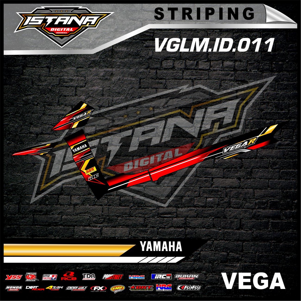 Jual Sticker Striping VEGA LAMA/OLD - Striping Variasi Motor VEGA LAMA ...