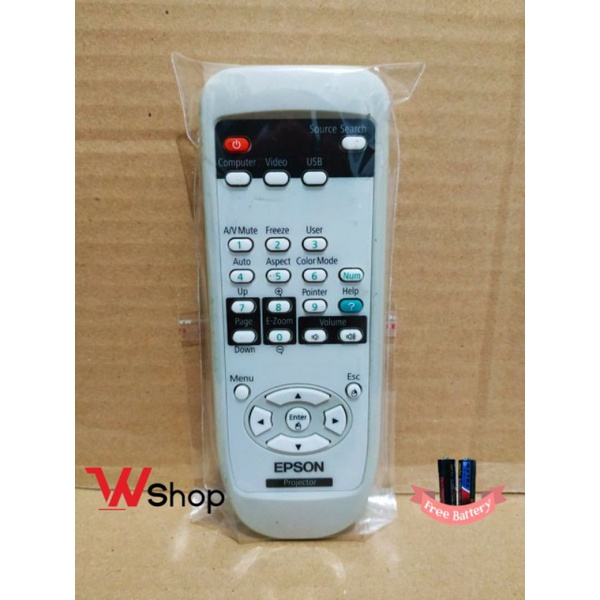Jual REMOT REMOTE LCD PROJEKTOR EPSON ORIGINAL | Shopee Indonesia