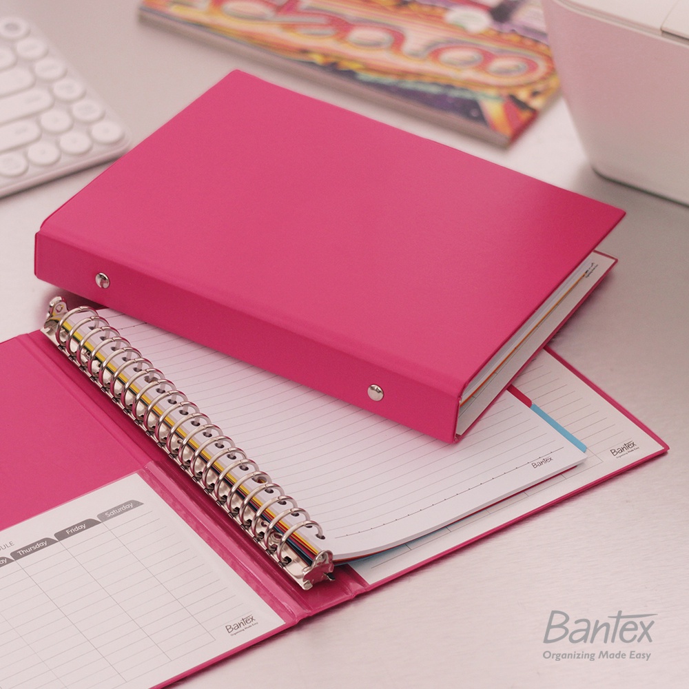 Jual Bantex Binder Note A5 20 Ring Besi Loose Leaf Multiring Binder ...