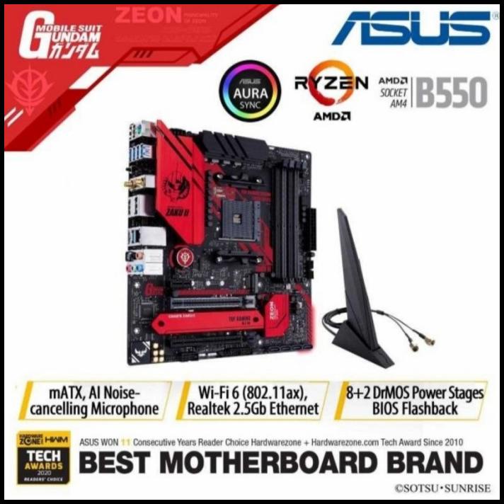 Jual Asus Tuf Gaming B550M Wifi Zaku Ii Edition Micro Atx Motherboard ...