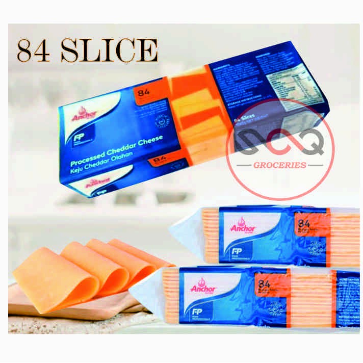Jual Anchor Red Cheddar Cheese Slice 84 Keju Slice Orange | Shopee ...