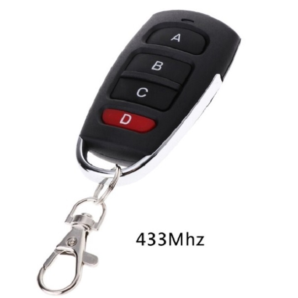 Jual T8 4Ch 433MHz Wireless Remote Control 4 Buttons Copy Cloning for ...