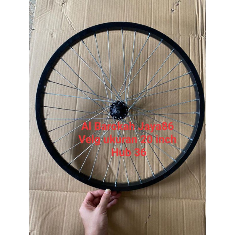 Jual Velg sepeda ukuran 20 inch Hub 36 bahan alloy | Shopee Indonesia