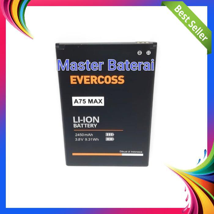 Jual BATERAI EVERCOSS A75MAX A75 MAX U50 U50A WINNER Y STAR 4G LTE ORI ...