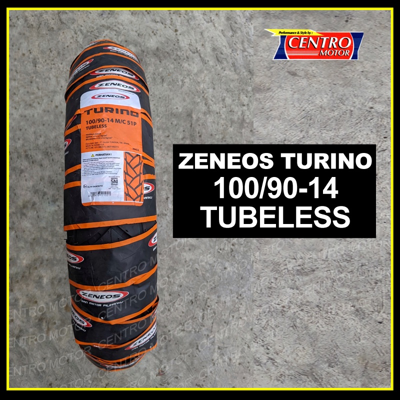 Jual Ban ZENEOS TURINO 100/90-14 ZN33 TUBELESS | Shopee Indonesia