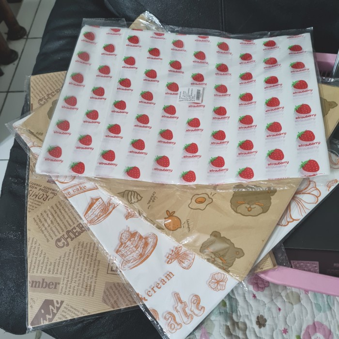 Jual cooking paper / sandwich paper / kertas bungkus makanan / kue ...