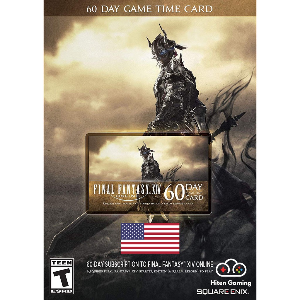 Jual Final Fantasy XIV Online 60 Days Game Time Card [NA/EU] | Shopee ...