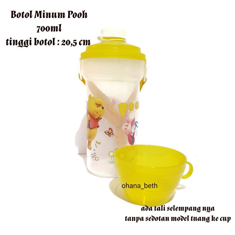 Jual OHANABETH - BOTOL MINUM POOH YELLOW 750ML | Shopee Indonesia