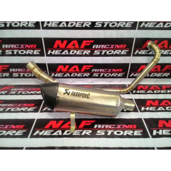 Jual Knalpot Motor Racing Akrapovic Evo/Layang Titan Full System Semua ...