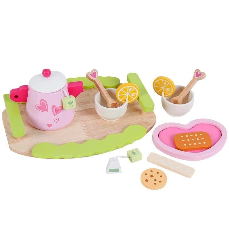 Jual WOODEN TOYS PINK AFTERNOON TEA | Shopee Indonesia