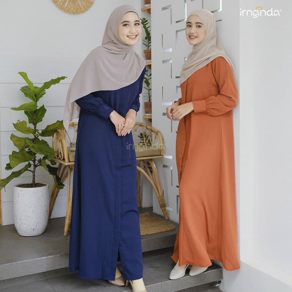 Jual Baju Gamis Wanita Remaja Dewasa Dress Shofy Polos By Irnanda ...