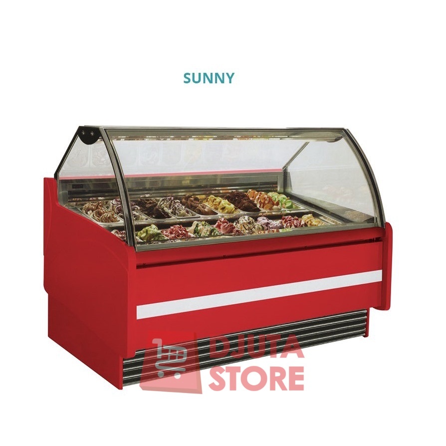 Jual GEA SUNNY 20 PAN Gelato Showcase / Display Cooler | Shopee Indonesia
