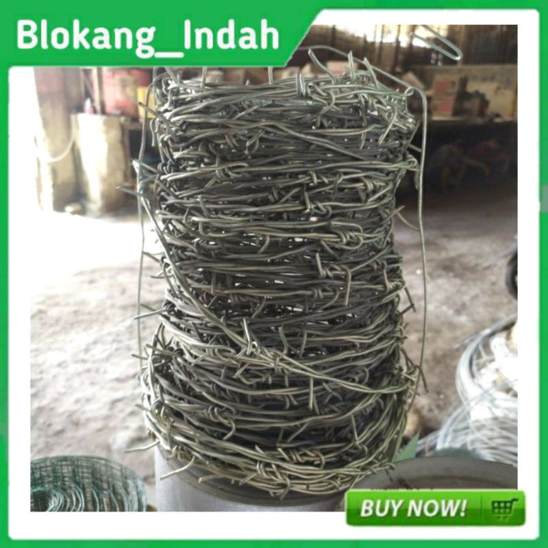 Jual Kawat Duri Galvanis BWG 14 / Kawat Pagar Rumah Anti Maling | Shopee Indonesia