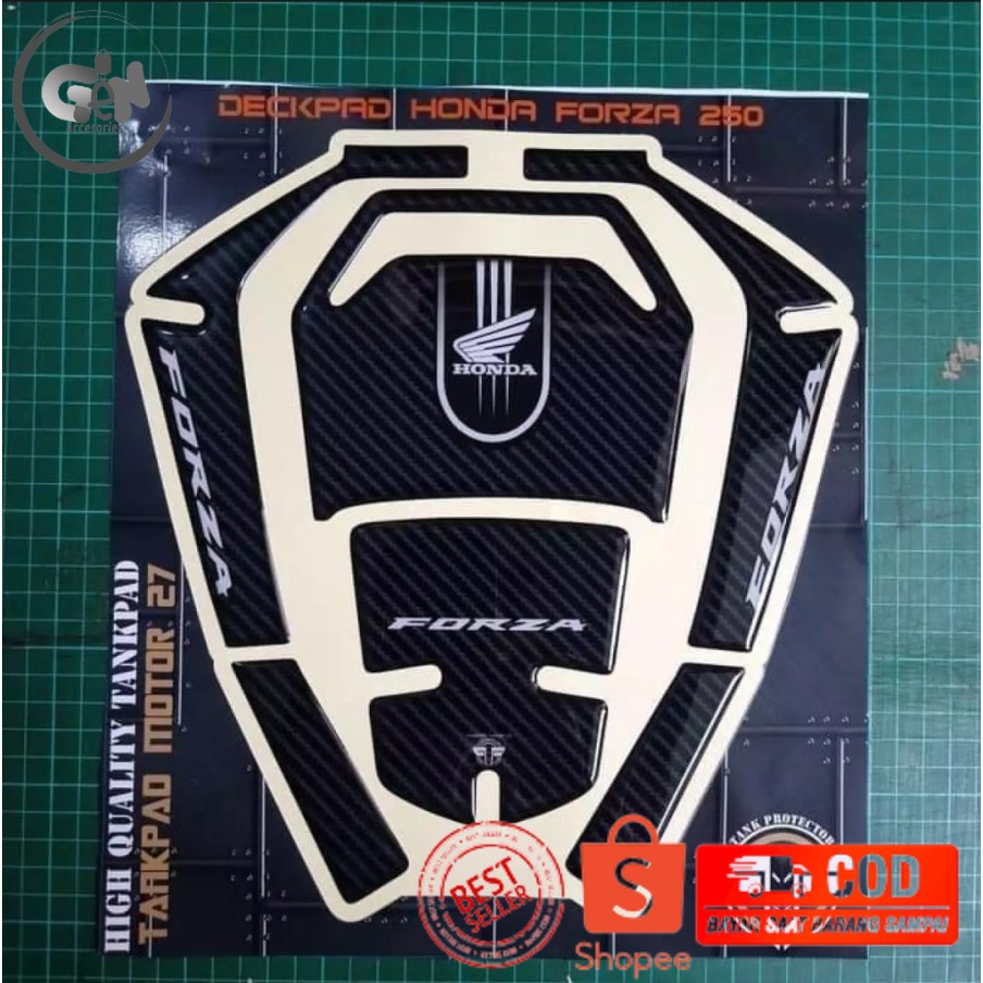 Jual stiker sticker tankpad honda FORZA 250 resin premium anti luntur ...