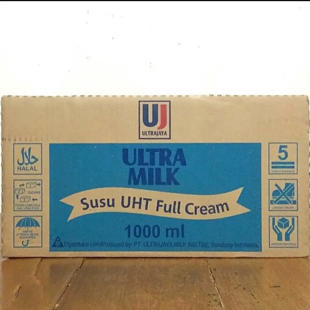 Jual Susu Ultra Milk Rasa Full Cream Kotak UHT | Plain - 1000 ml | 1 liter (Kemasan Karton ...