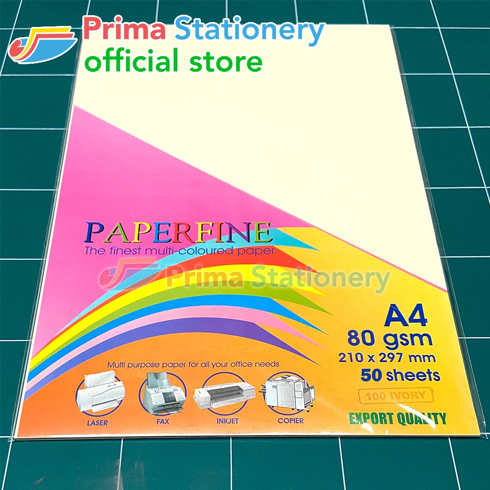 Jual Paperfine Kertas HVS Warna A4 Sinar Spectra Warna Muda Isi 50 ...