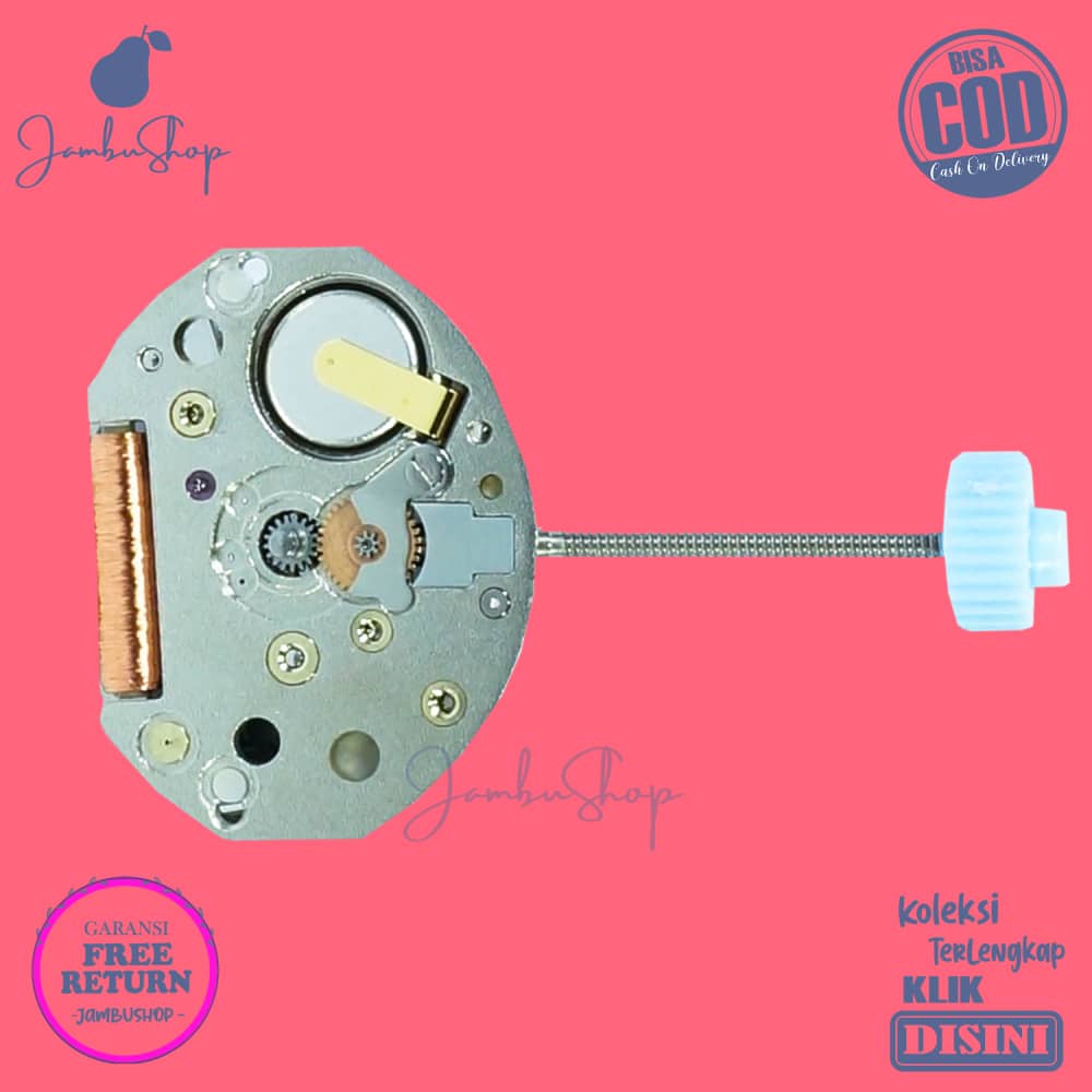 Jual Mesin Jam Tangan Chronograph Quartz Watch Movement VD 75 Tgl/HR Diangka 3 Original Tanggal ...