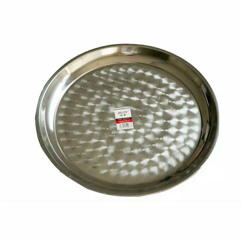 Jual Nampan / Talam Bulat Stainless | Shopee Indonesia