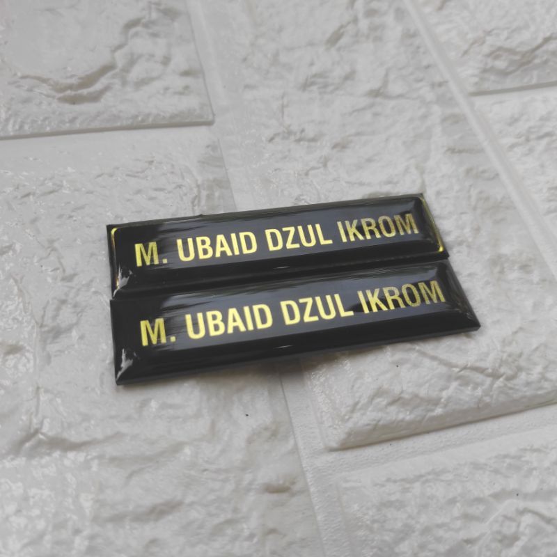 Jual HARGA GROSIR Papan Nama Guru Karyawan Nama Dada Name Tag Akrilik ...