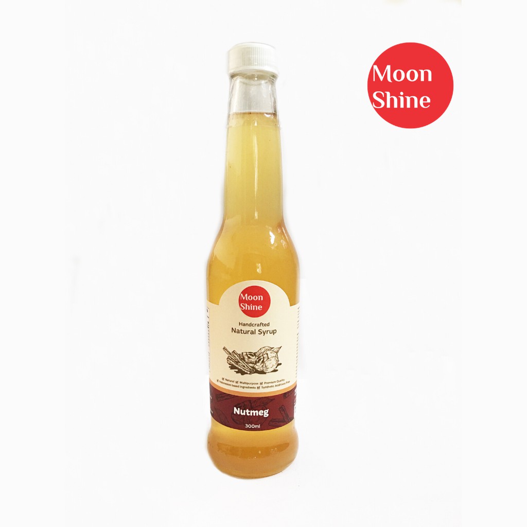 Jual Moonshine Nutmeg Gourmet Syrup / Sirup Pala (300 ml) | Shopee ...