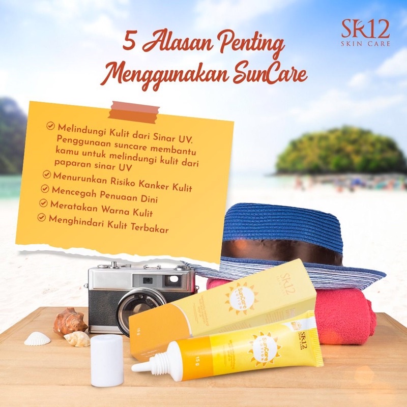 Jual SR12 SUNCARE LOTION MELINDUNGI KULIT | Shopee Indonesia